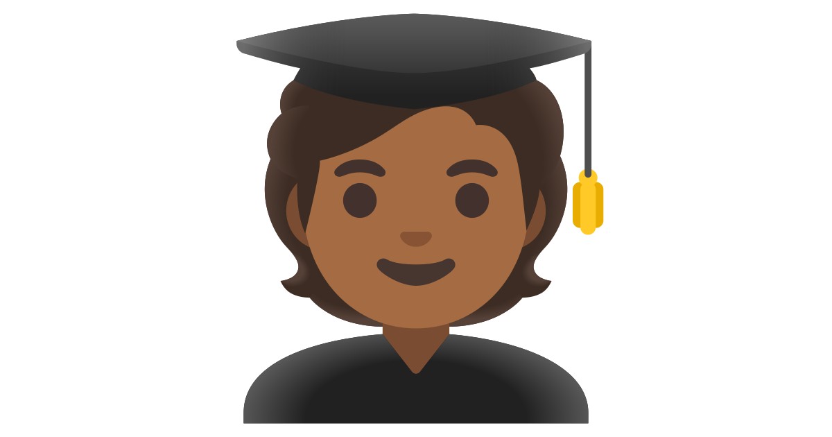 🧑🏾‍🎓 Student: Medium-Dark Skin Tone Emoji