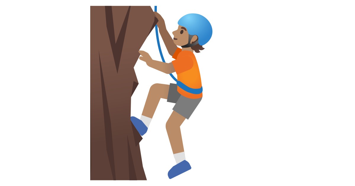 🧗🏽 Person Climbing: Medium Skin Tone Emoji