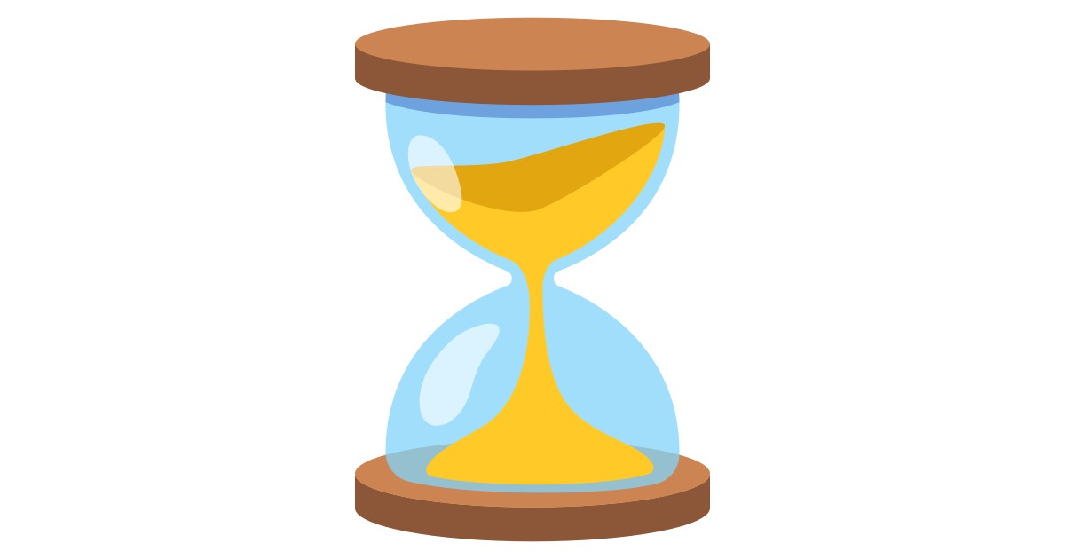 ⏳ Hourglass Not Done Emoji