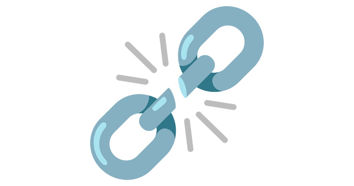 ⛓️‍💥 Chaîne Brisée Emoji