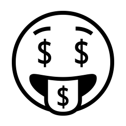 🤑 Money-Mouth Face Emoji