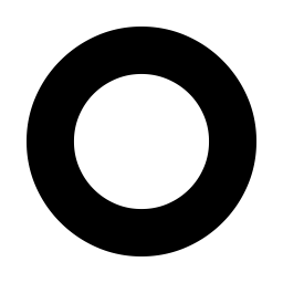 ⭕ Círculo Rojo Hueco Emoji