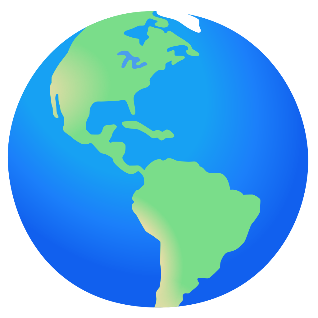 🌎 Globe Showing Americas Emoji