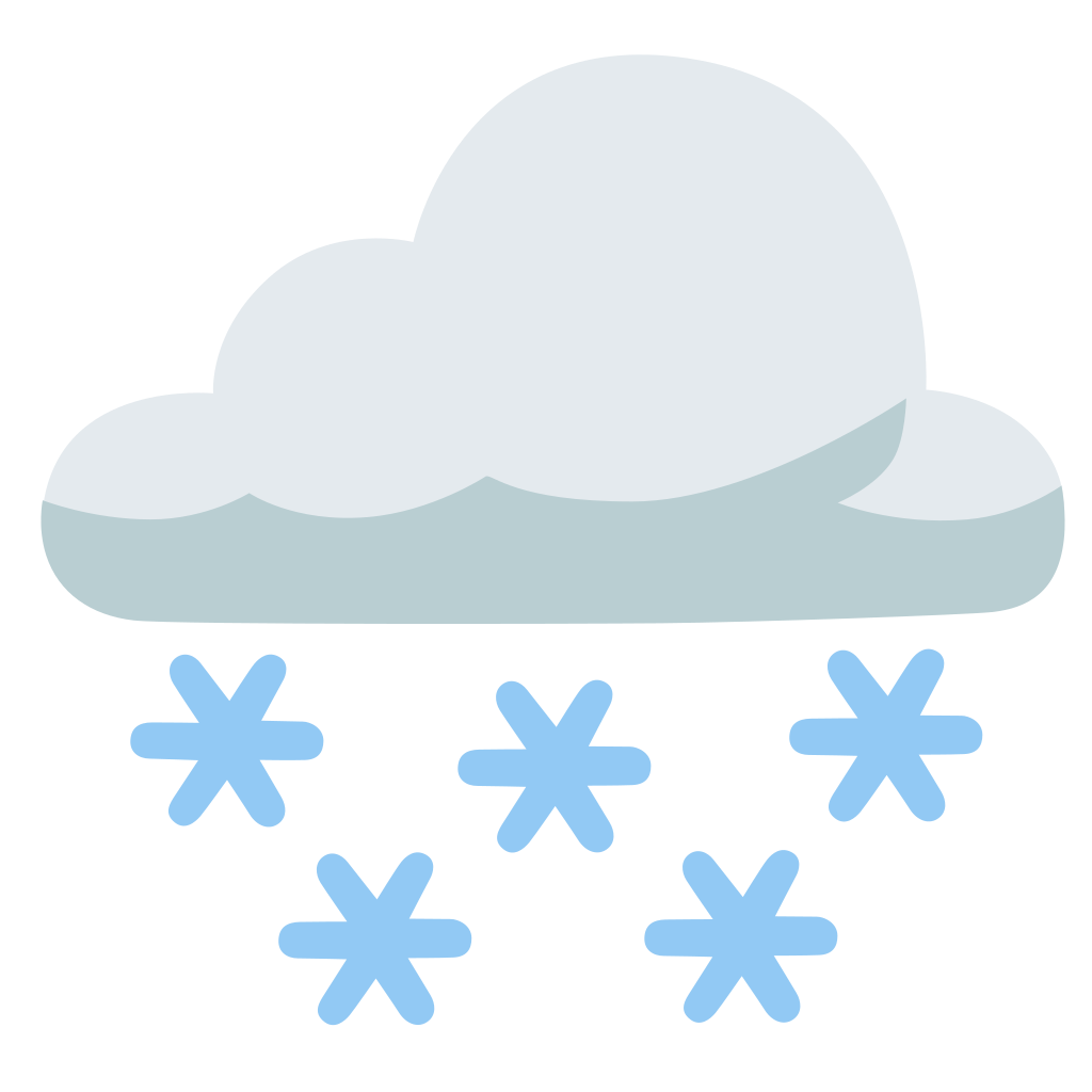 🌨️ Cloud With Snow Emoji