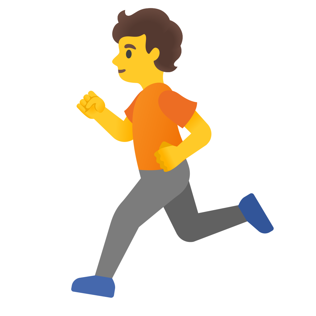 🏃 Person Running Emoji, Running Emoji