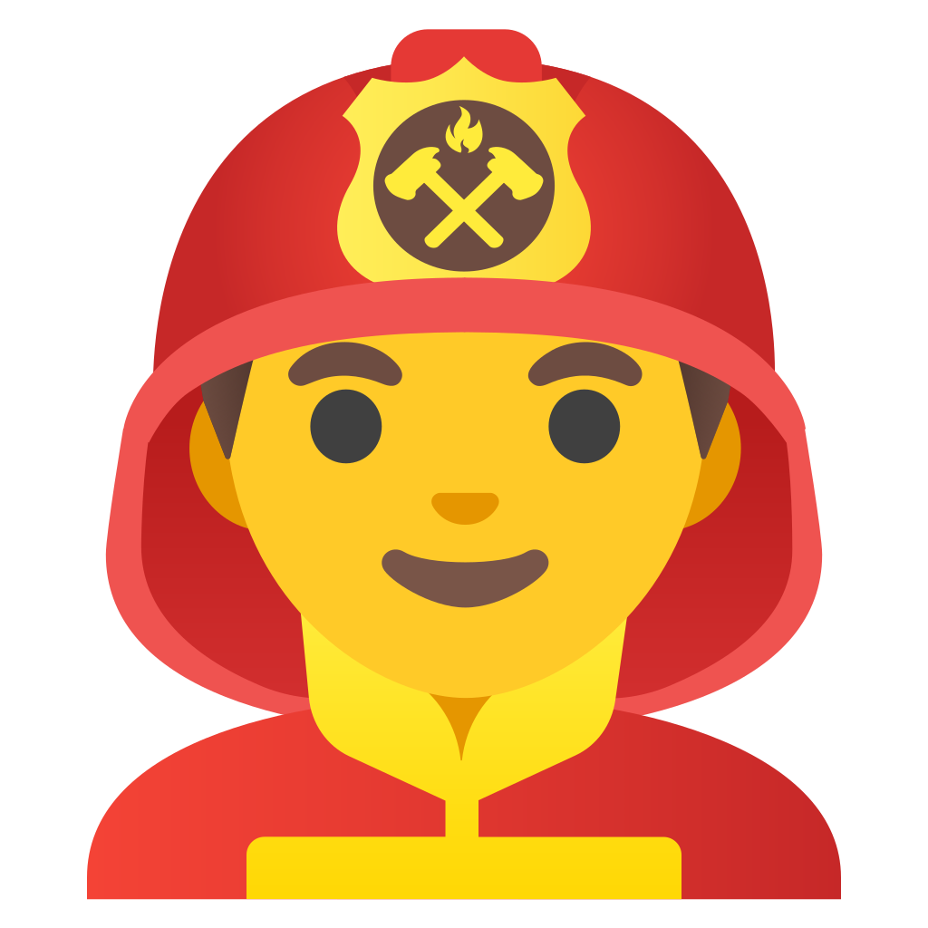 👨‍🚒 Man Firefighter Emoji
