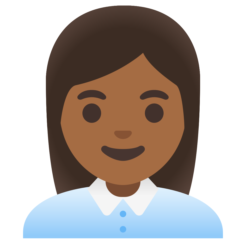 👩🏾‍💼 Employée De Bureau : Peau Mate Emoji