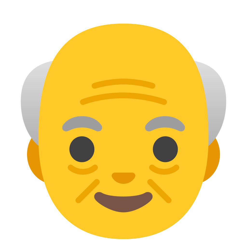 👴 Old Man Emoji, Grandfather Emoji