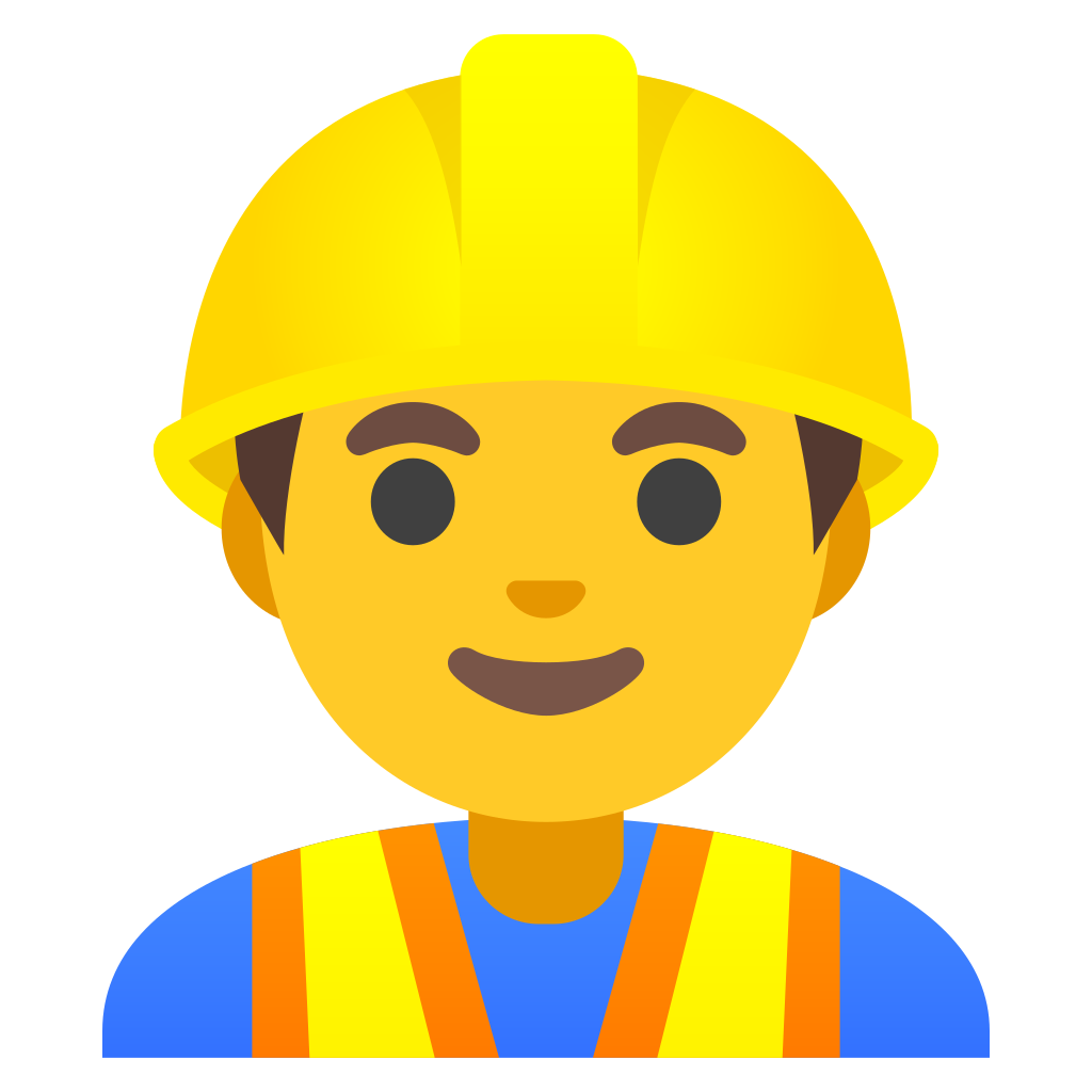 👷‍♂️ Profesional De La Construcción Hombre Emoji