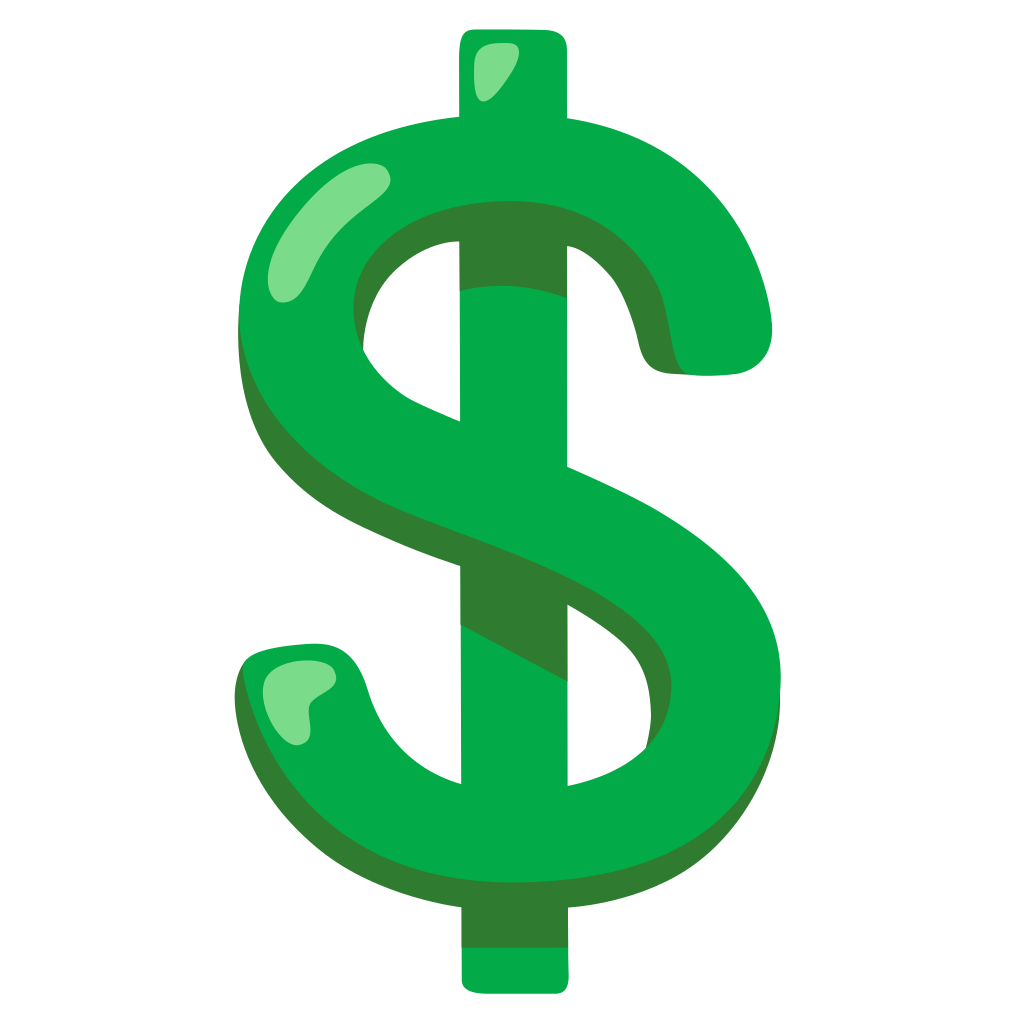 💲 Heavy Dollar Sign Emoji