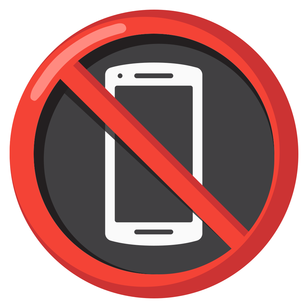 📵 Téléphones Portables Interdits Emoji