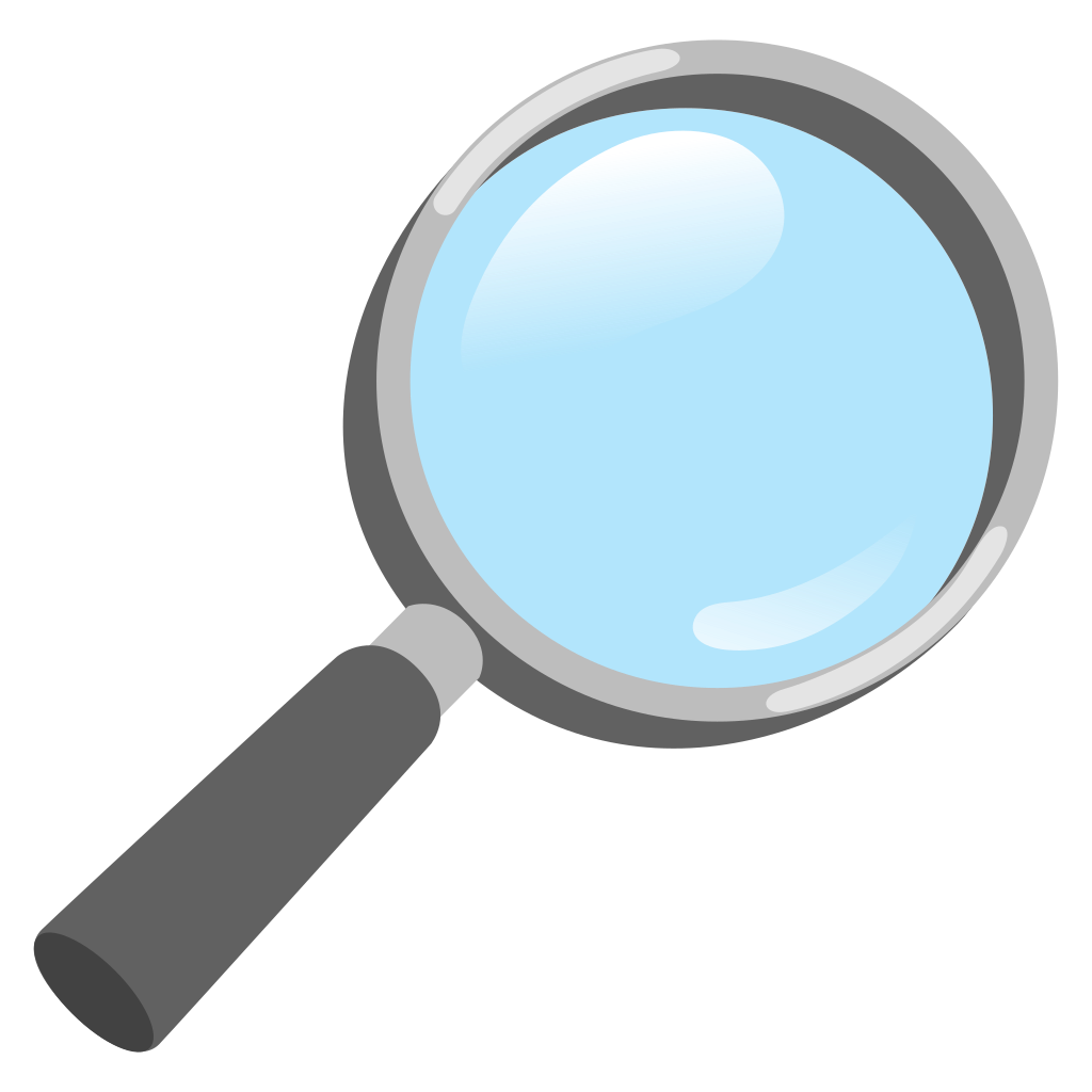 🔎 Lupe nach rechts-Emoji