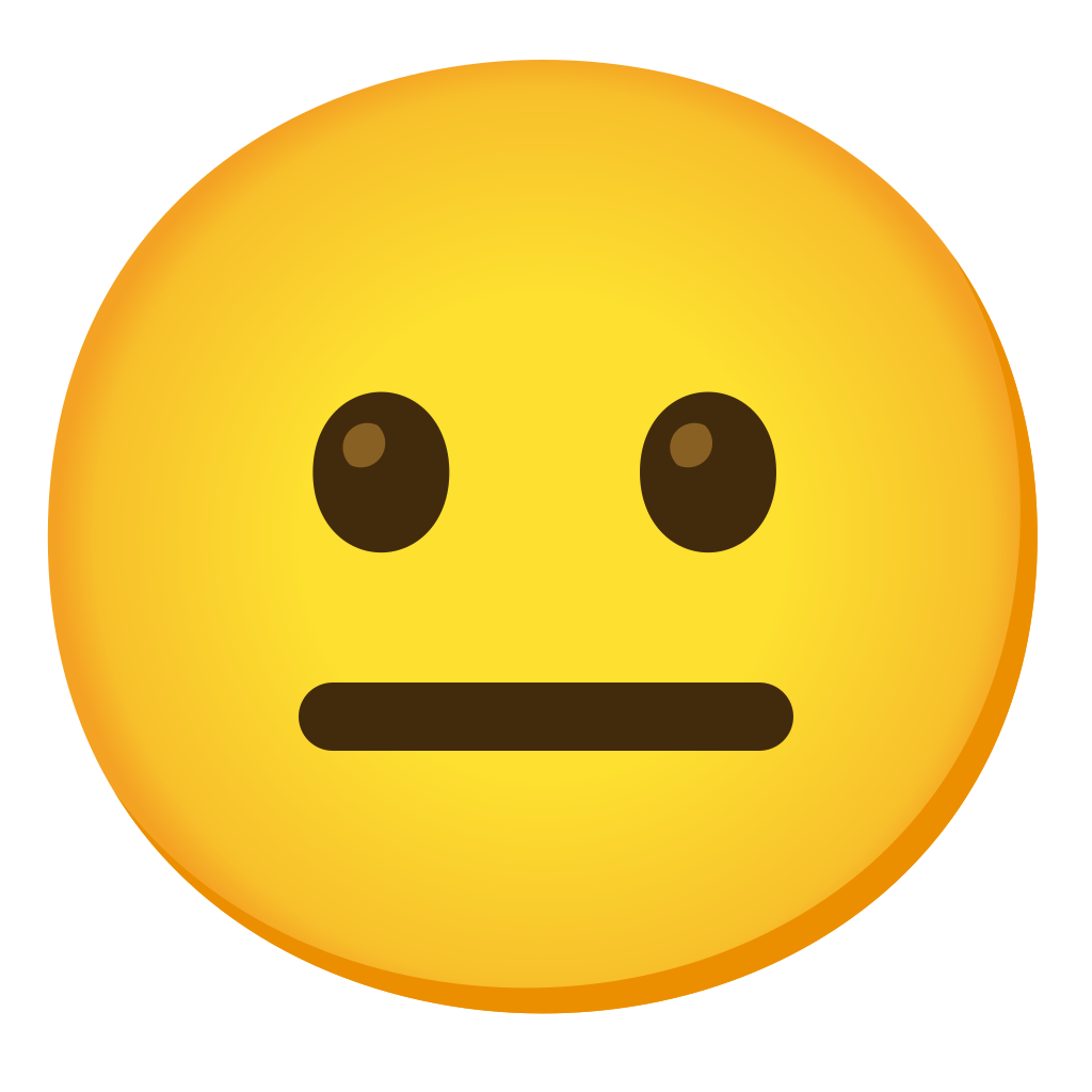😐 neutrales Gesicht Emoji