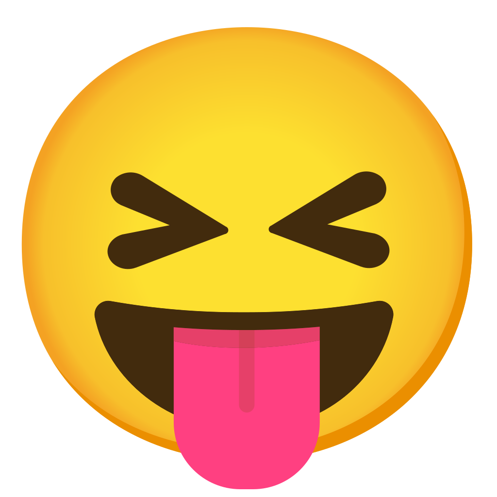 😝 Faccina Con Un Gran Sorriso Che Mostra La Lingua Emoji