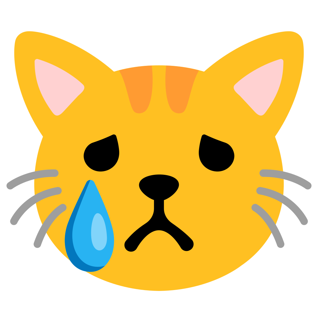 😿 Gato Llorando Emoji