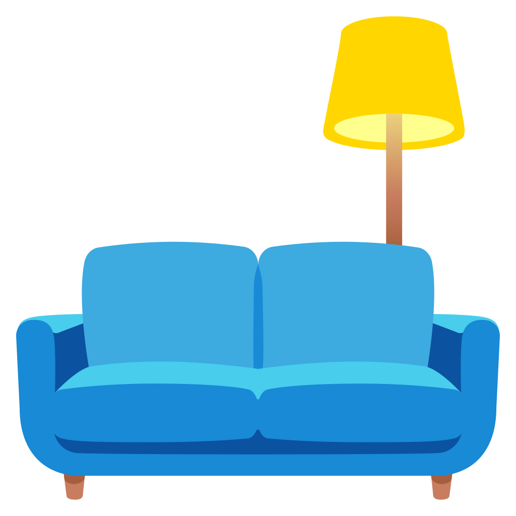 🛋️ Couch And Lamp Emoji