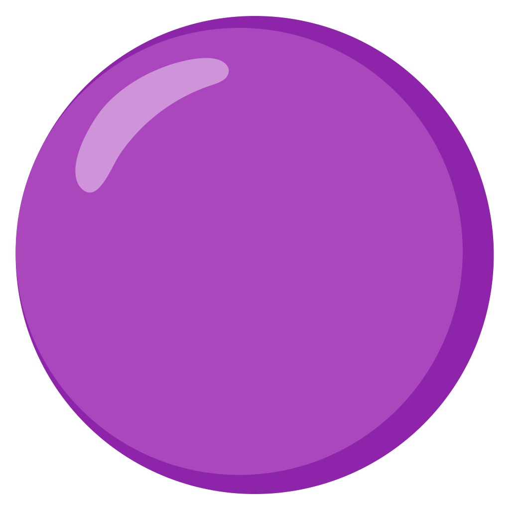 🟣 Círculo Morado Emoji