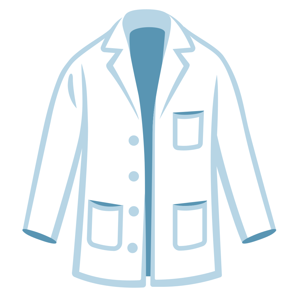 🥼 Laborkittel Emoji, Labormantel-Emoji