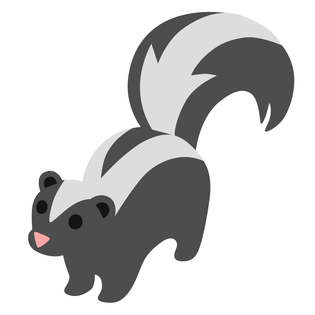🦨 Skunk Emoji