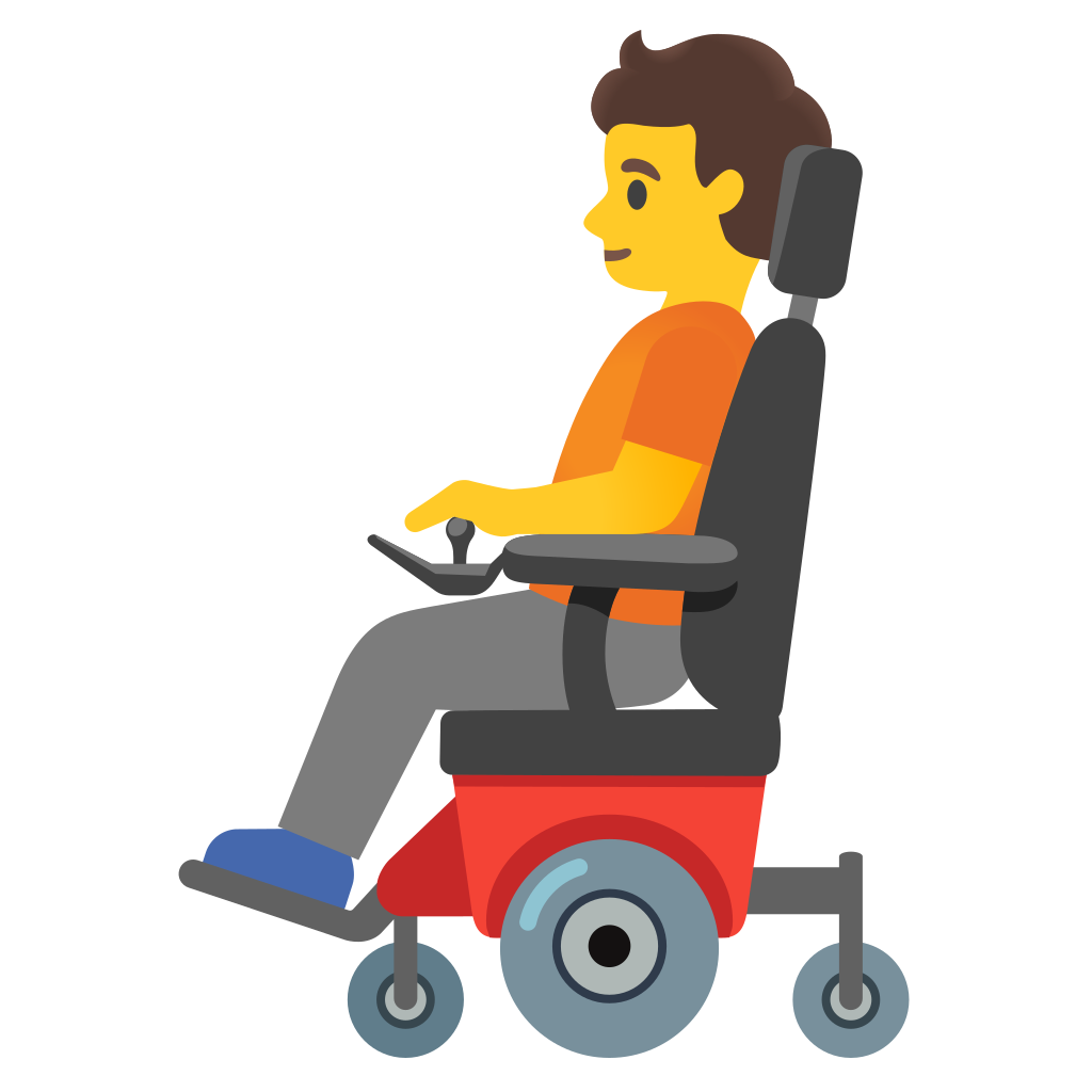 🧑‍🦼 Person in motorisiertem Rollstuhl Emoji