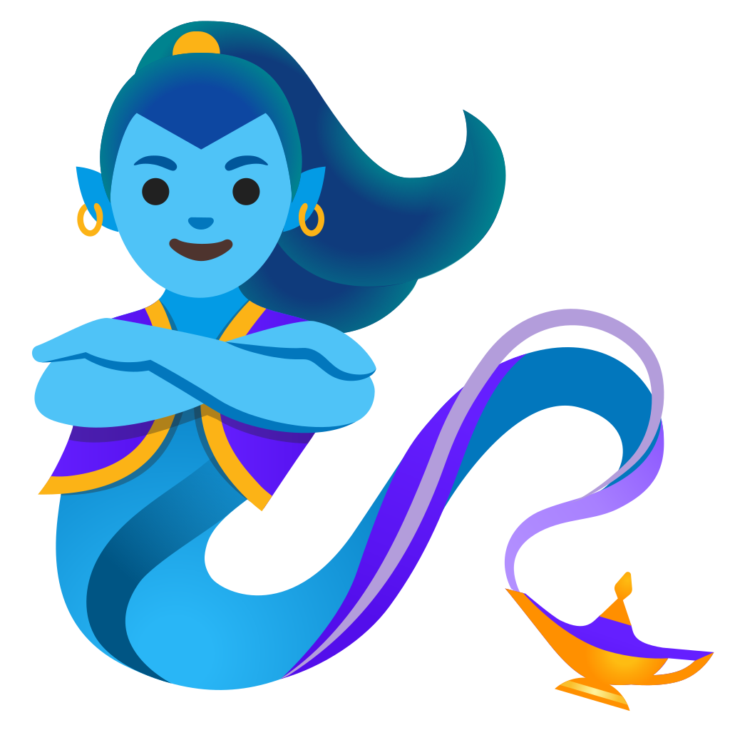 🧞‍♀️ Mulher Gênio Emoji