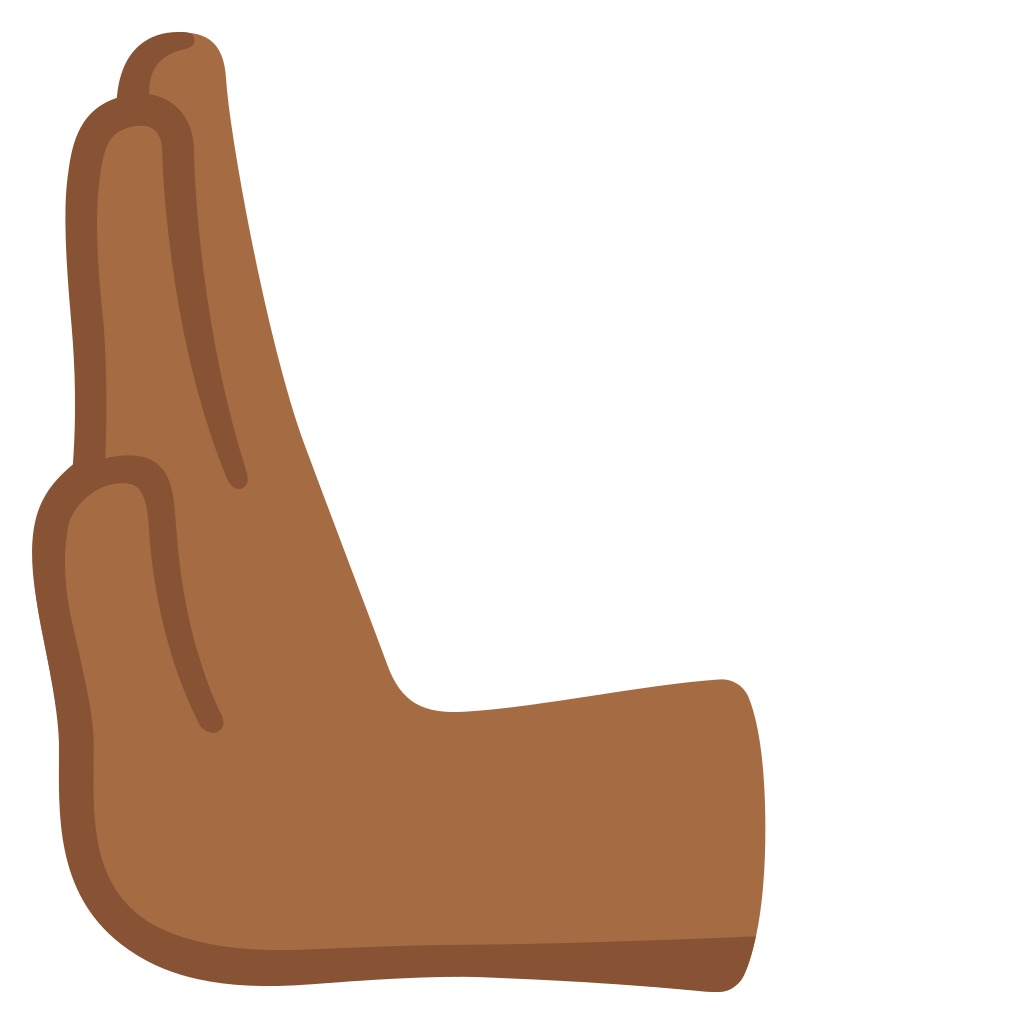🏾 Leftwards Pushing Hand: Medium-Dark Skin Tone Emoji