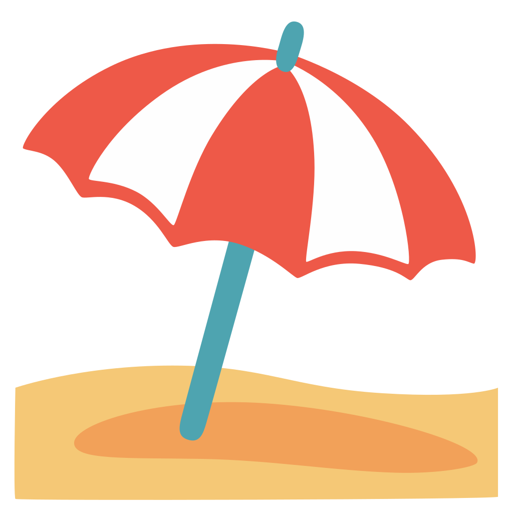 ⛱️ Umbrella On Ground Emoji