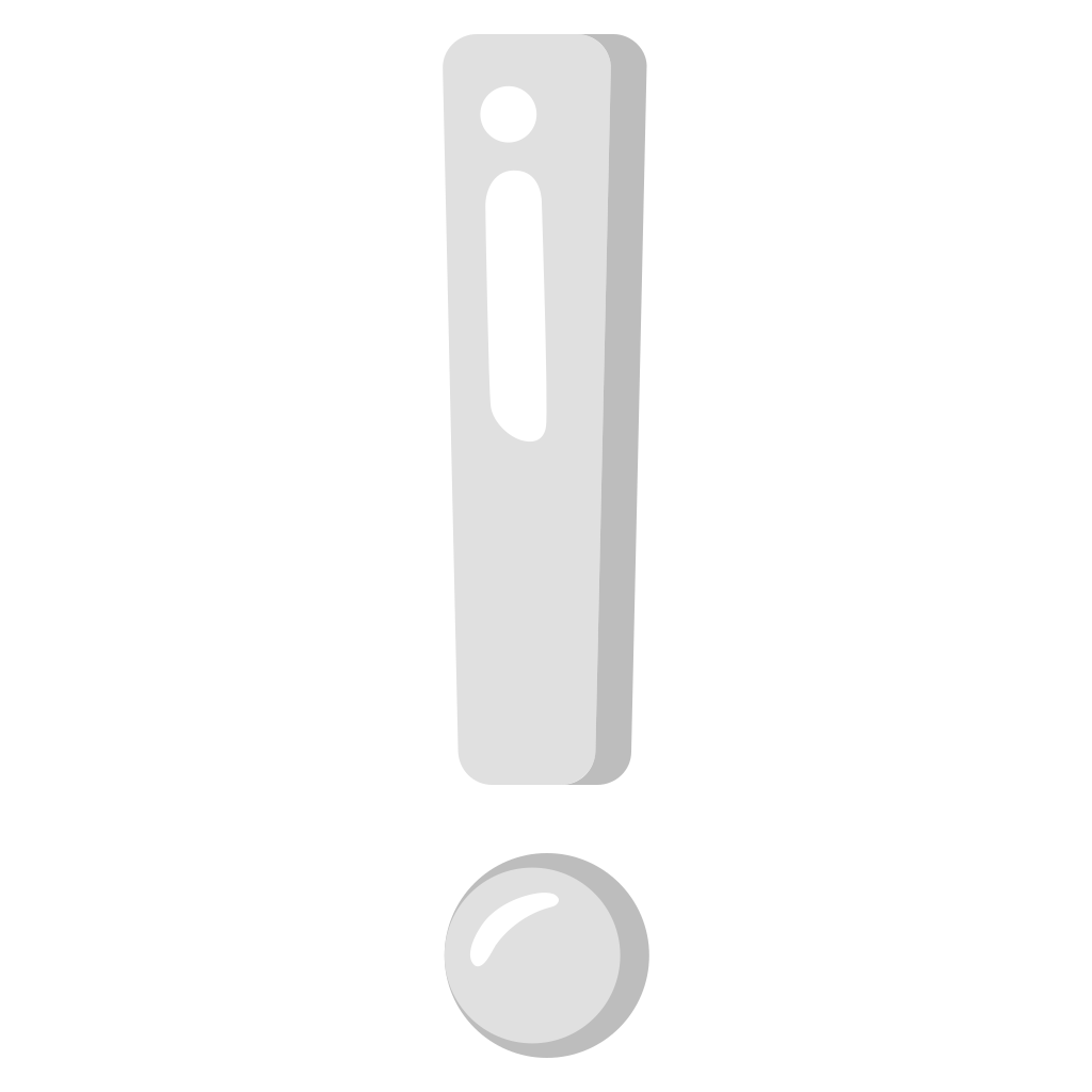 Emoticone Point D’Exclamation | Smiley Point D’Exclamation Rouge – BEKW