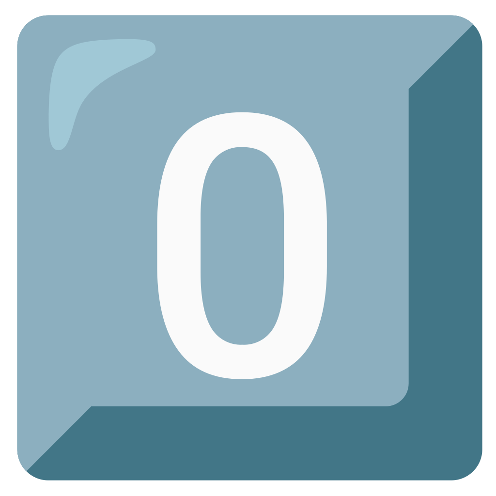 0️⃣ Keycap: 0 Emoji, Zero Emoji