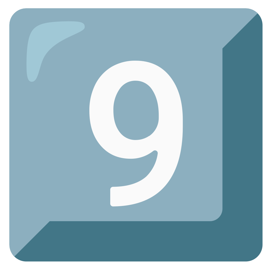 9️⃣ Keycap: 9 Emoji, Nine Emoji