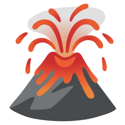 🌋 Volcano Emoji