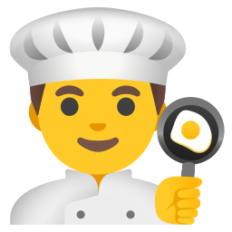 👨‍🍳 Man Cook Emoji