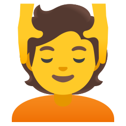 💆 Person Getting Massage Emoji, Face Massage Emoji