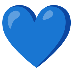 💙 Blue Heart Emoji