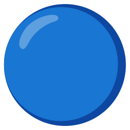 🔵 Blue Circle Emoji