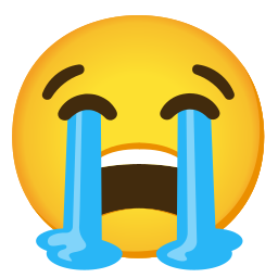 😭 heulendes Gesicht Emoji, Heul-Emoji