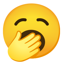🥱 Yawning Face Emoji, Yawn Emoji