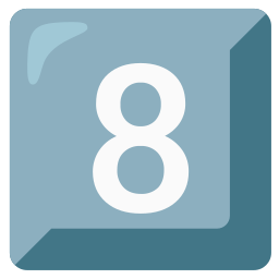 8️⃣ Keycap: 8 Emoji, Eight Emoji