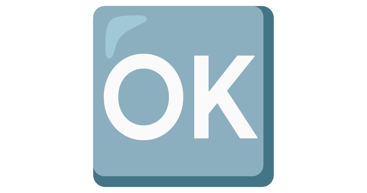 🆗 Ok Button Emoji, OK Emoji