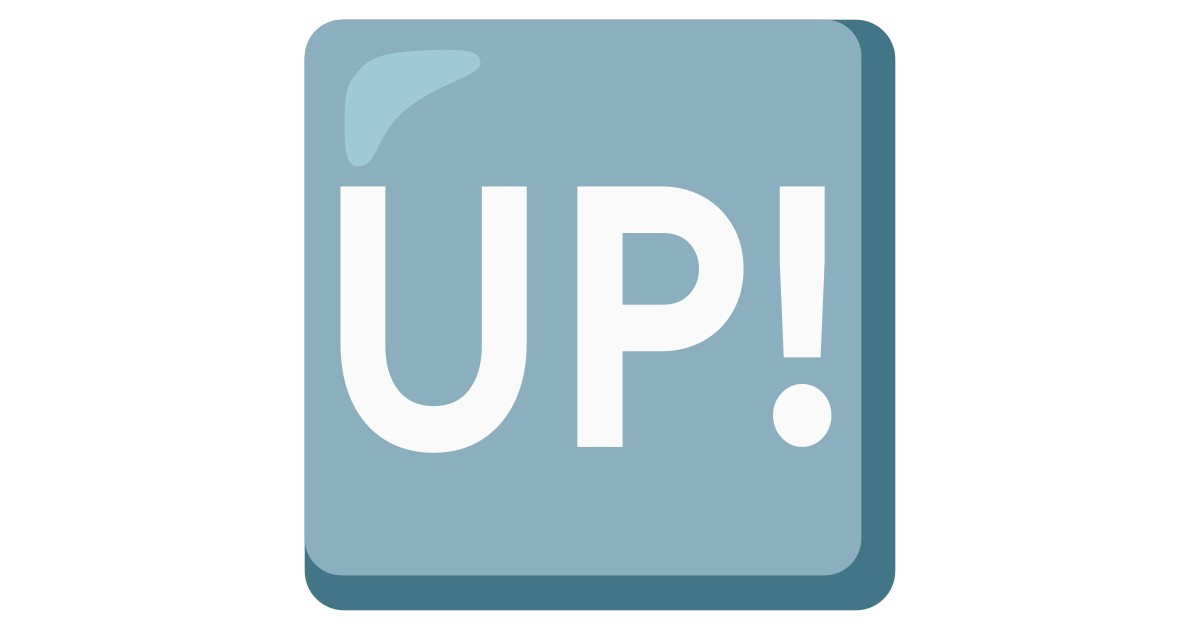 🆙 Up! Button Emoji, UP! Emoji