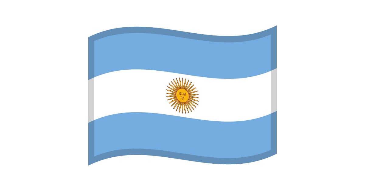 Bandeira Argentina Emoji Bandeira Argentina Emoji