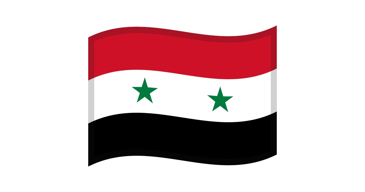 🇸🇾 Flag: Syria Emoji, SY Flag Emoji