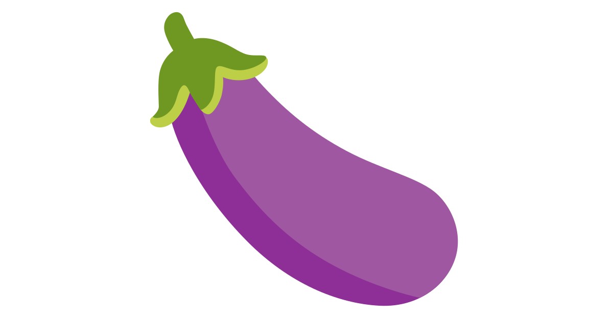 🍆 Eggplant Emoji, Aubergine Emoji