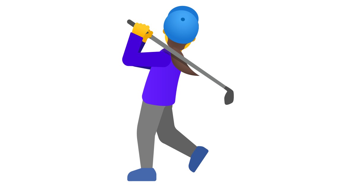 🏌️‍♀️ Woman Golfing Emoji