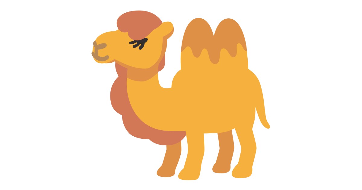 🐫 Two-Hump Camel Emoji
