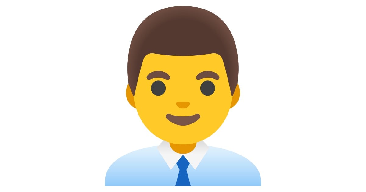 👨‍💼 Man Office Worker Emoji