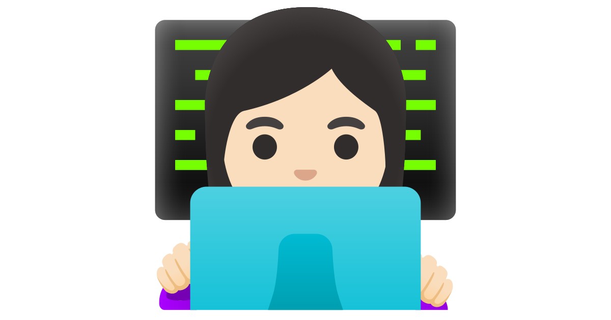 👩🏻‍💻 Woman Technologist: Light Skin Tone Emoji