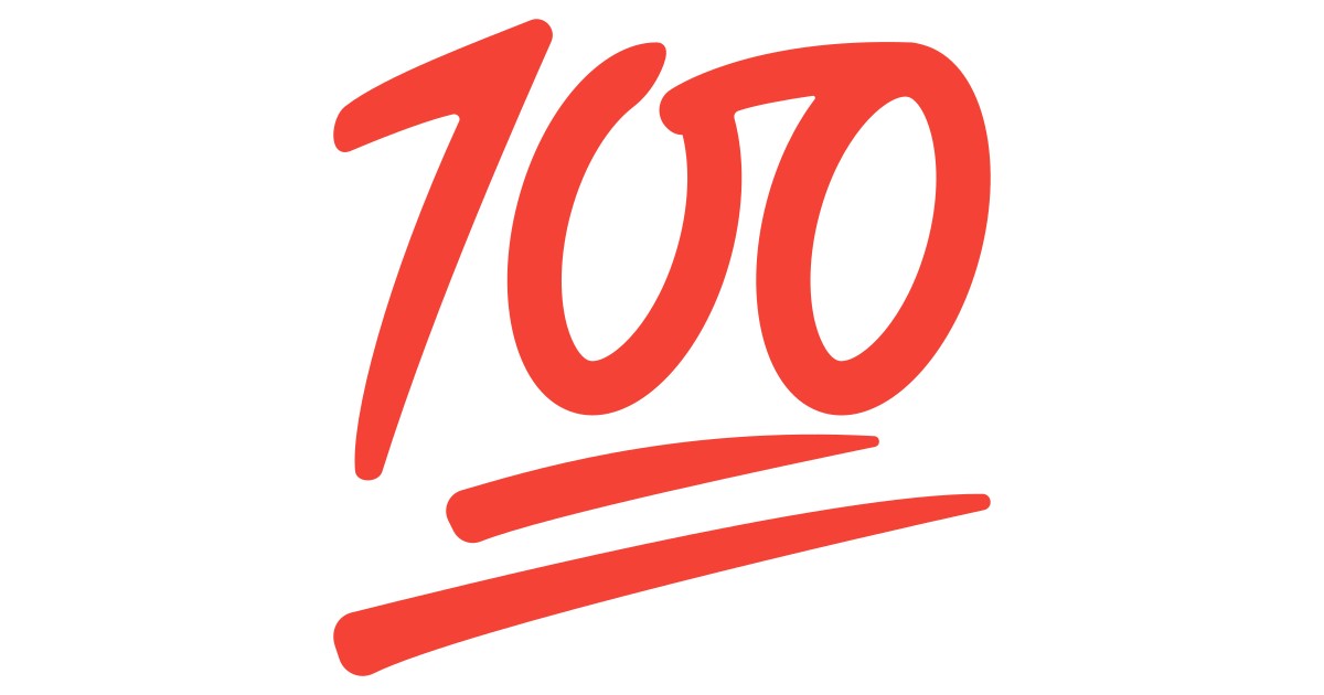 100 Emoji Symbol
