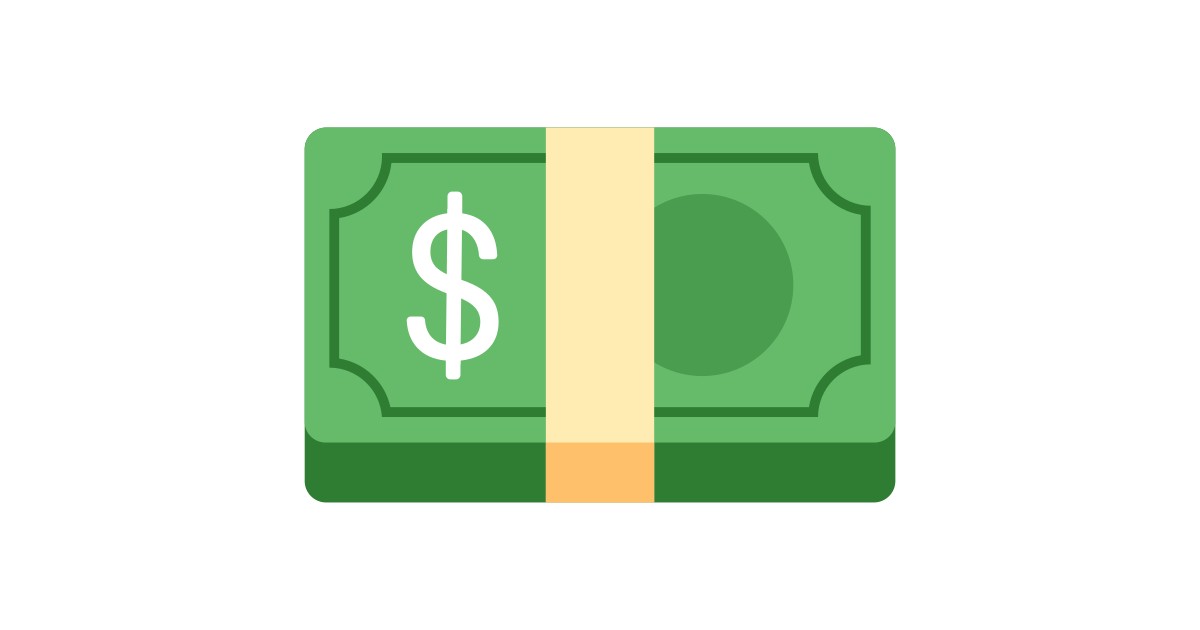 💵 Dollar Banknote Emoji, Dollar Emoji