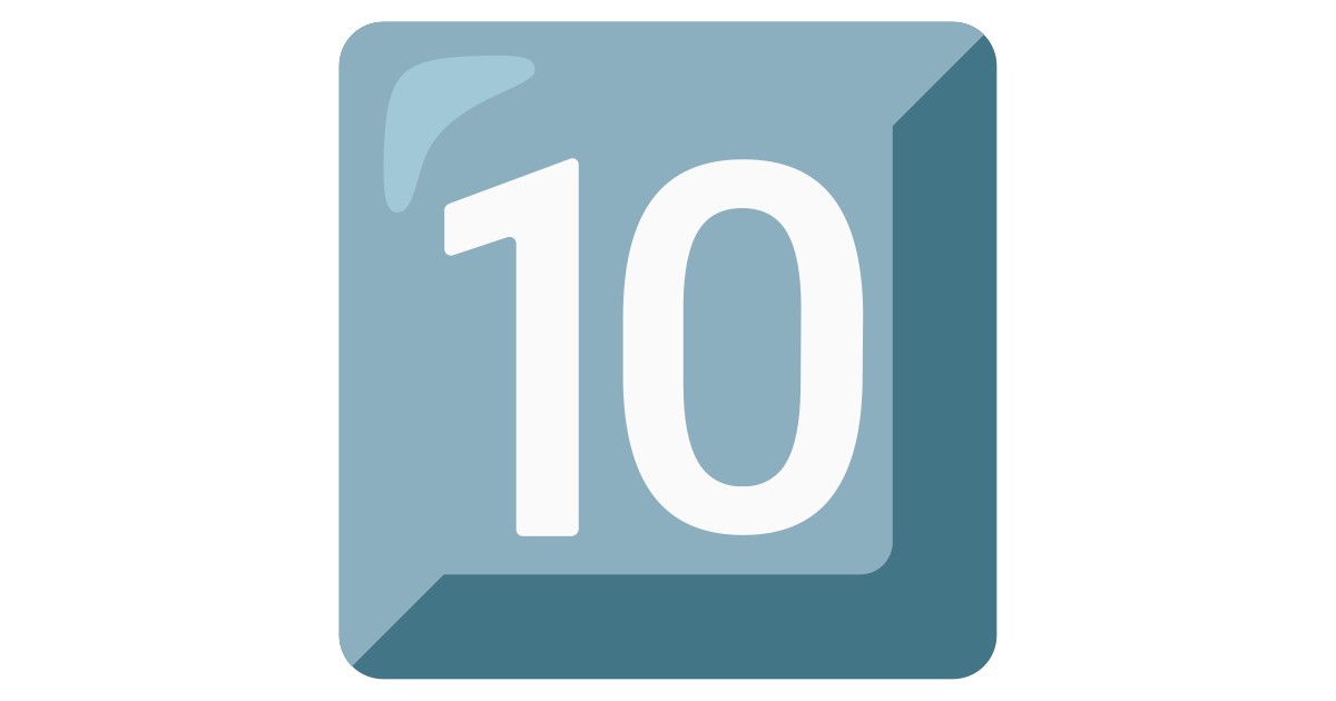 🔟 Keycap: 10 Emoji, Ten Emoji